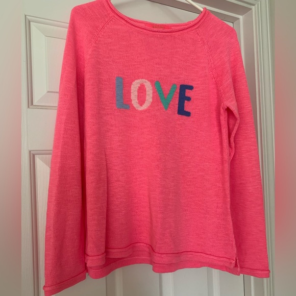 Lilly Pulitzer | Sweaters | Euc Lilly Pulitzer Danette Love Sweater ...